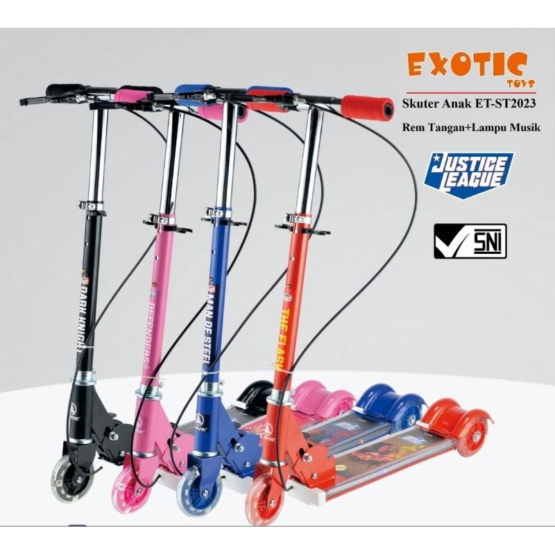 Jual Scooter Otopet anak Exotic Roda Tiga Classic Roda 3 ST 2023 musik ...