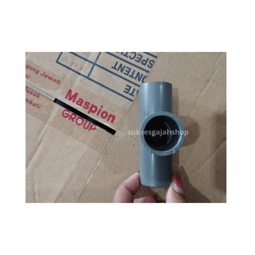 Jual TEE TS 1/2" PVC MASPION / TEE 1/2" PVC SAMBUNGAN PIPA T 1/2 ...