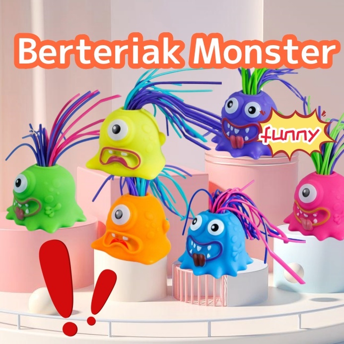 Jual [COD]Monster Berteriak Menarik Rambutnya Mainan Dekompresi ...