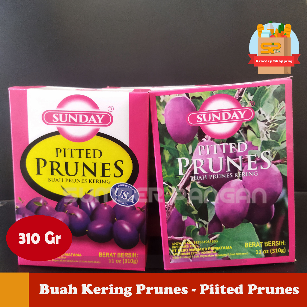Jual sunday pitted prunes 310 g/ Sunday pitted Prunes / Buah Prune ...