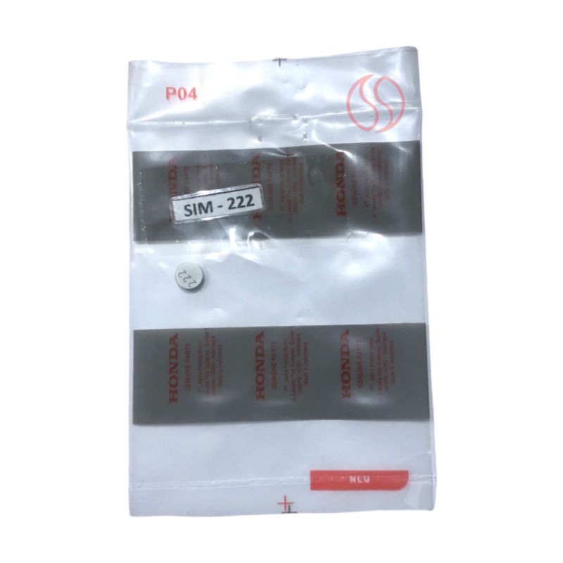 Jual shim sim klep cb 150 cbr 150 sonic 150 ukuran 222 hgp | Shopee ...
