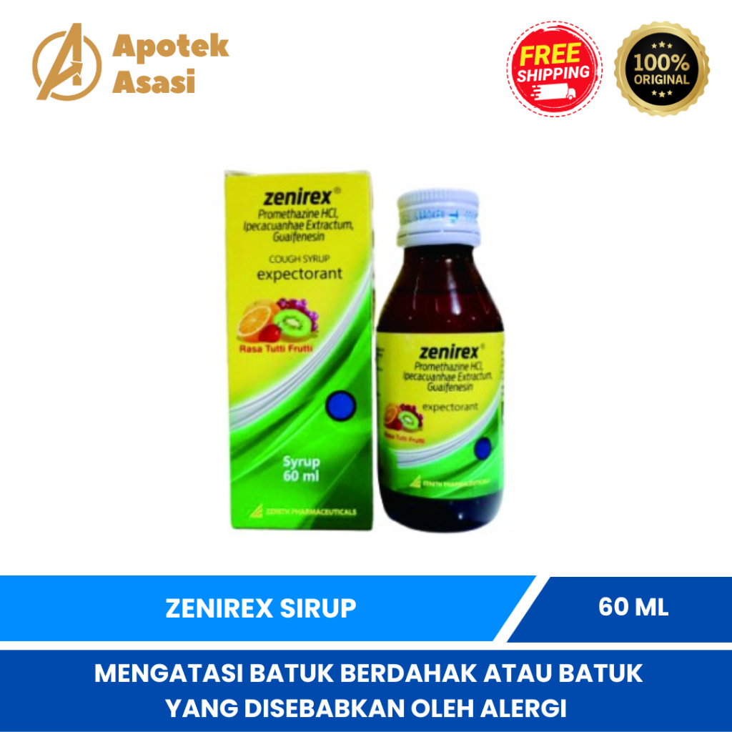 Jual Zenirex Sirup 60ml | Shopee Indonesia