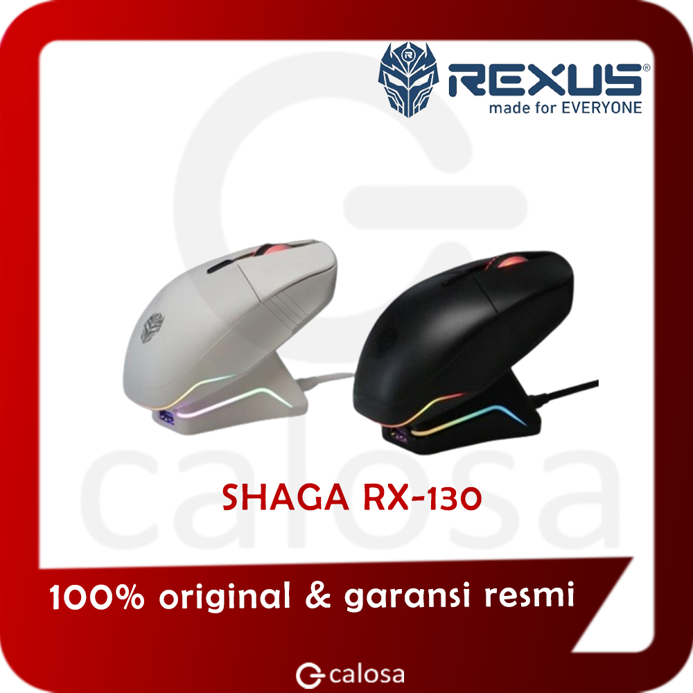 Jual Rexus Mouse Gaming Wireless SHAGA RX130 Original Bergaransi resmi ...