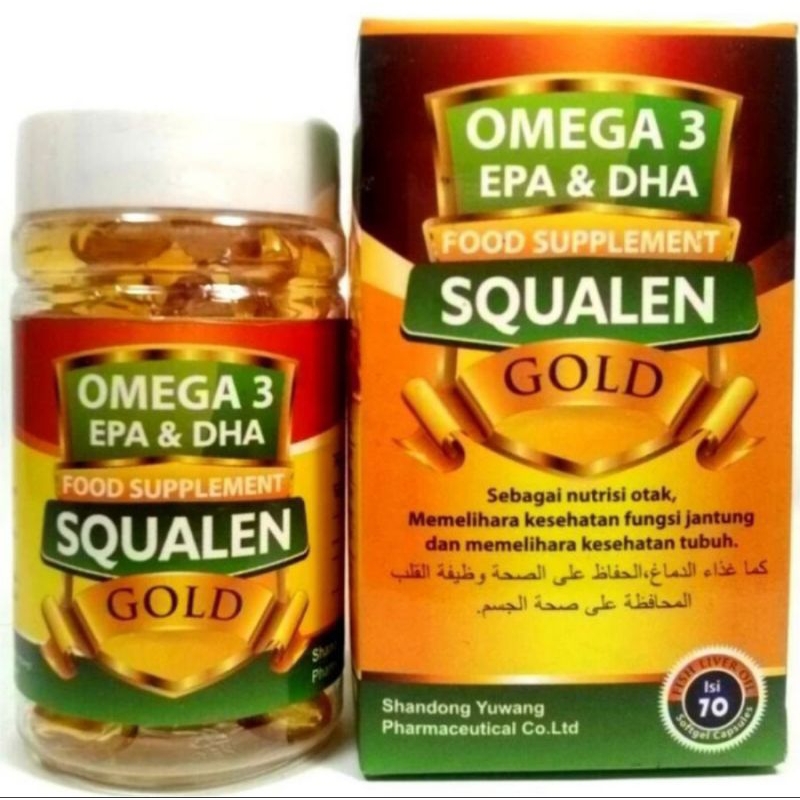 Jual Omega 3 Fish Oil DHA EPA Mencerdaskan Otak Isi 70 Softgel | Shopee Indonesia