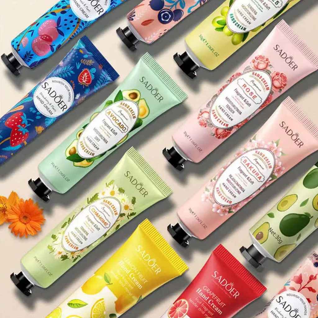 Jual SADOER Hand Cream Tangan Moisturizing Fruit Lotion Moisturizing Harum Handcream Murah 30gr ...