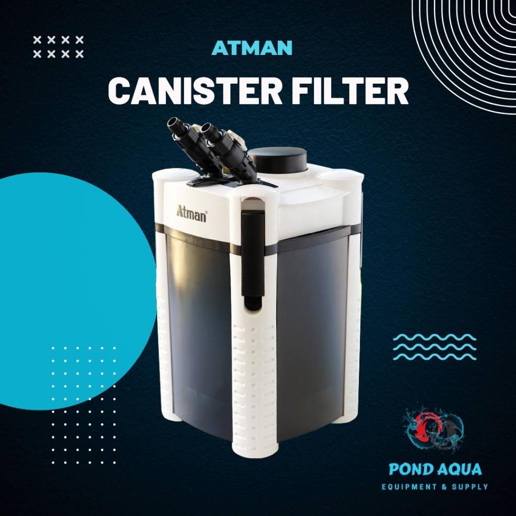 Jual Aquarium Filter Canister Atman AT-3337S Professional 1400 Liter ...