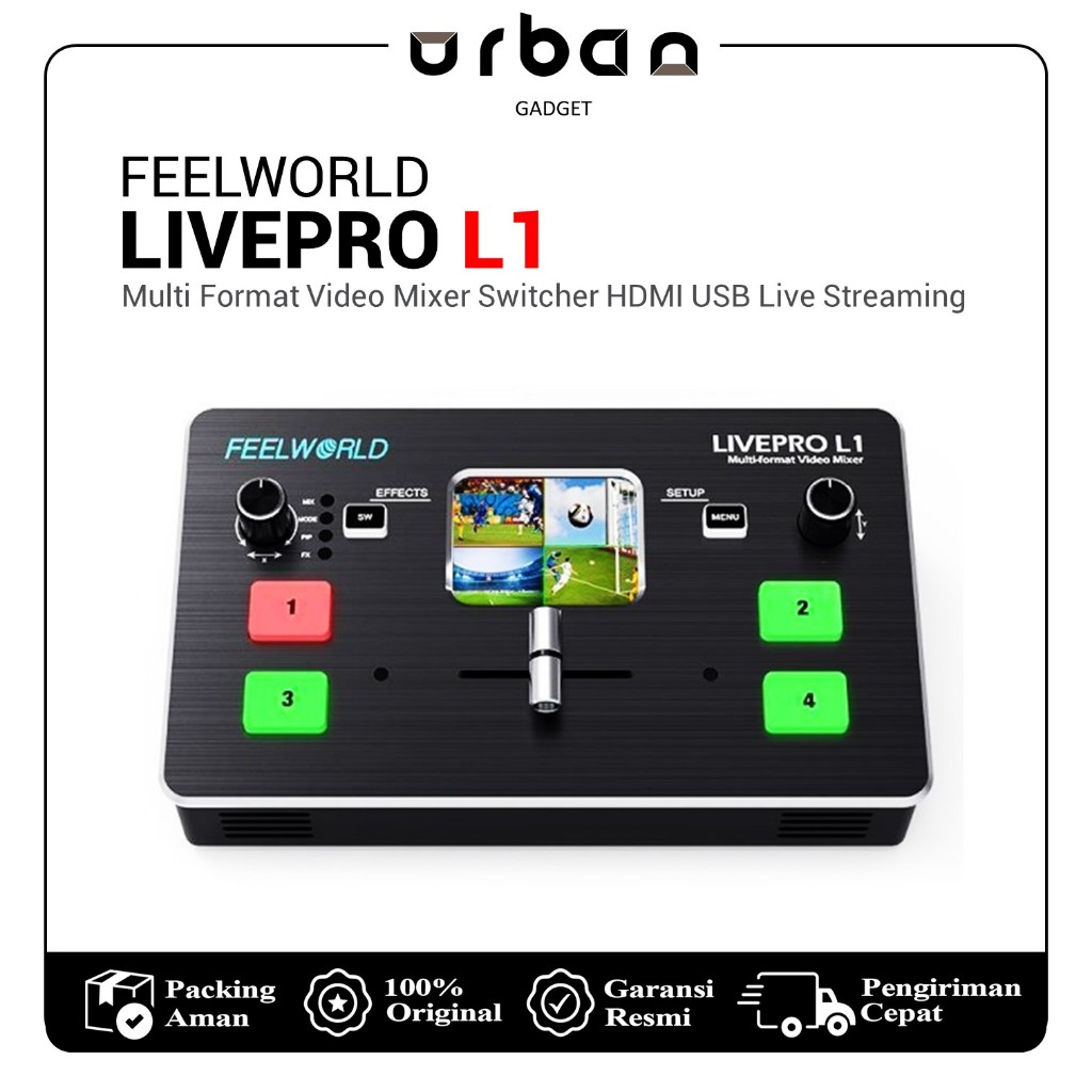 Jual Feelworld LIVEPRO L1 Multi Format Video Mixer Switcher Live ...