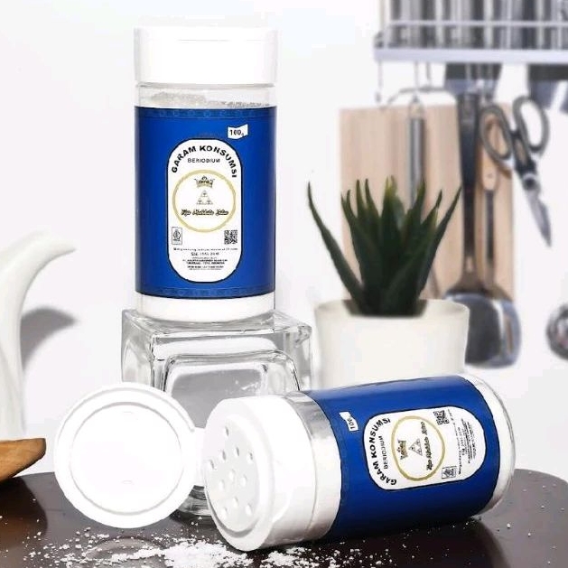 Jual GARAM LAUT PREMIUM " TIGA MAHKOTA INTAN"BOTOL 100 G/GARAM /GAREM ...