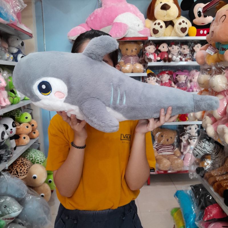 Jual BONEKA IKAN HIU PREMIUM PANJANG 60CM | Shopee Indonesia