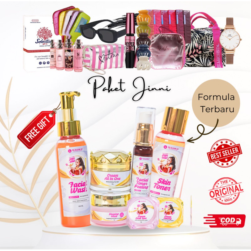 Jual SS GLOWUP PAKET JINNI 7 ITEM ( CREAM ALL IN ONE ) | Shopee Indonesia Jual SS GLOWUP PAKET JINNI 7 ITEM ( CREAM ALL IN ONE ) | Shopee Indonesia