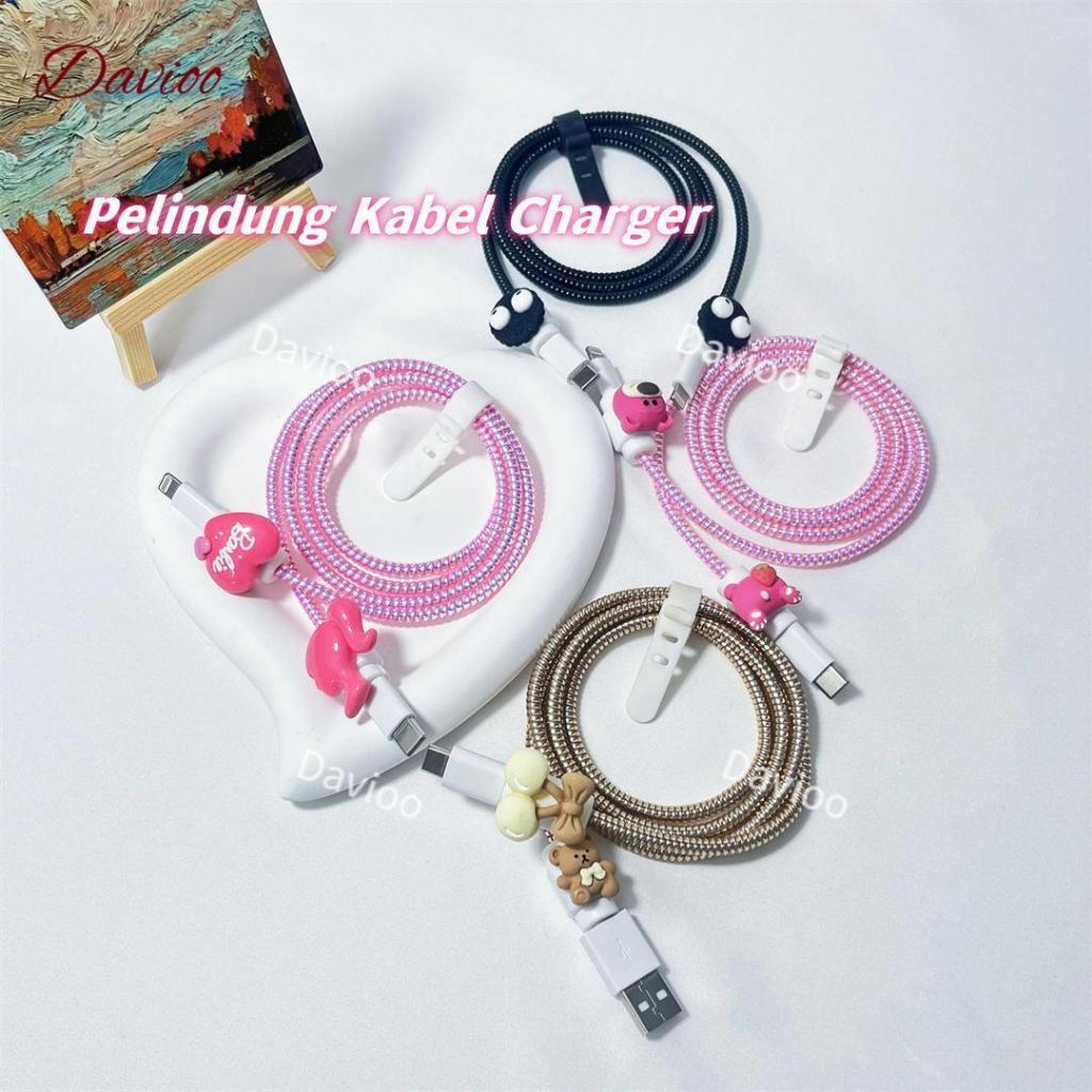 Jual 1 Set 4 item Pelindung Kabel Charger Kabel Data Kawat Kabel Data ...
