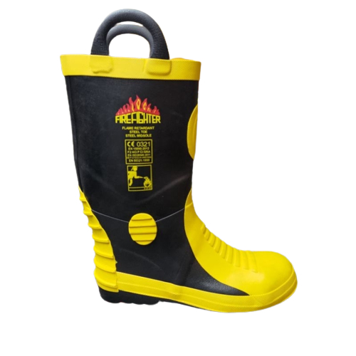 Jual Sepatu Safety Boots Firefighter Original / Sepatu Boot pemadam ...