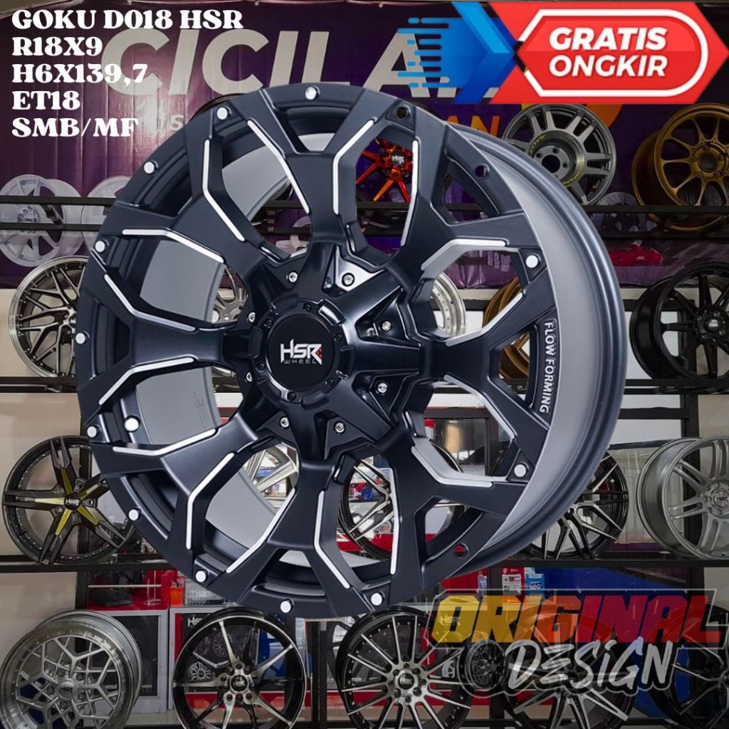 Jual Velg Mobil Ring 18 HSR GOKU R18 Pajero , Fortuner , Pregio , Trailblazer | Shopee Indonesia