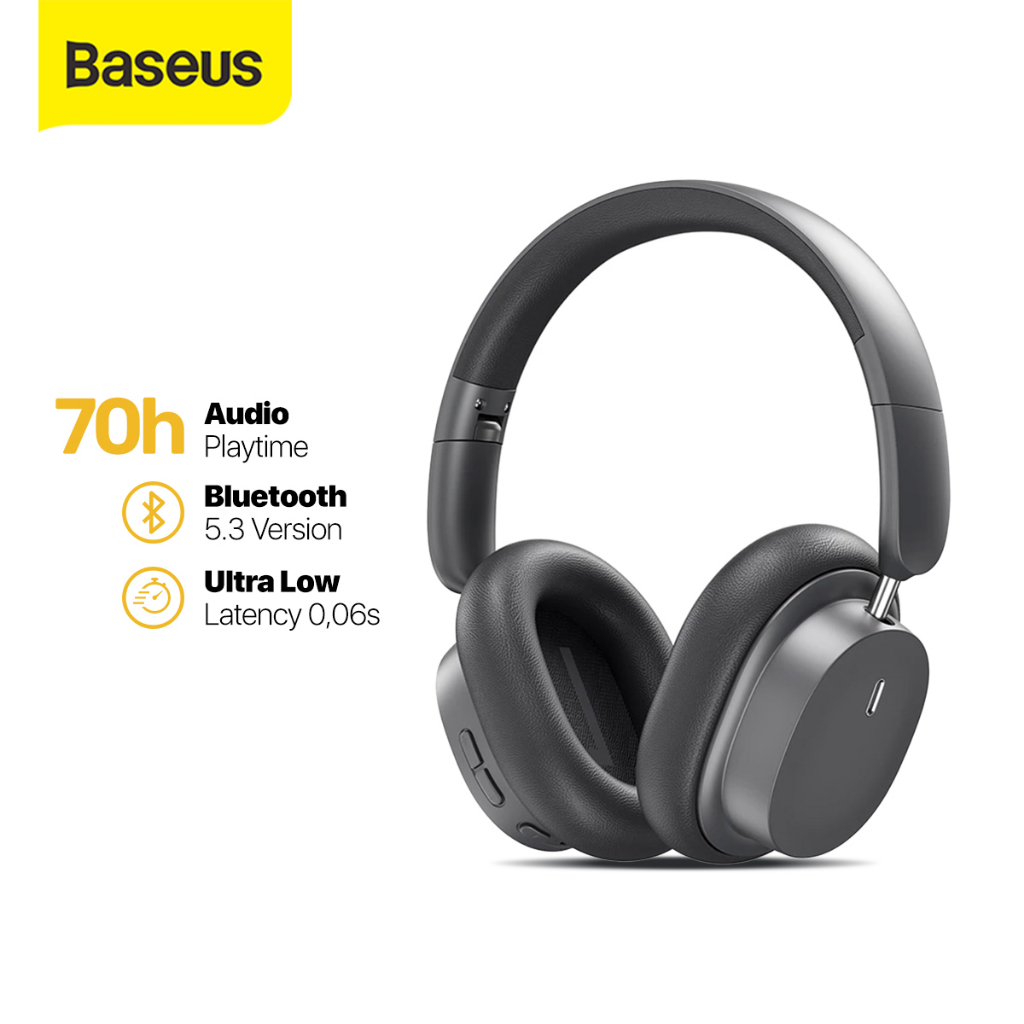 Jual Baseus Bowie D05 Foldable Wireless Headphone ENC Bluetooth 5.3 ...