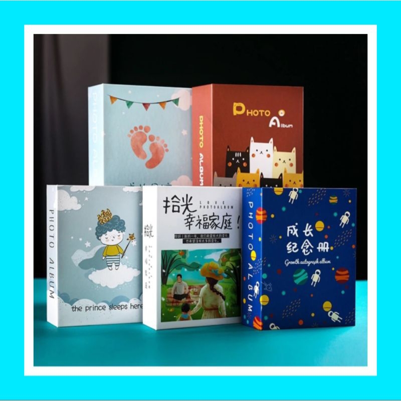 Jual Album foto 3R isi 100 slot foto Buku album keluarga Album paraloid ...