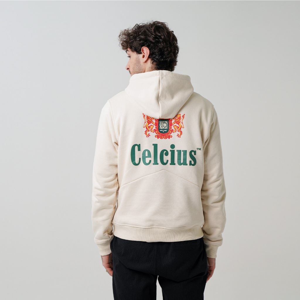 Jual CELCIUS Autumn Winter Heraldic Graphic Logo Hoodie LIN000809C ...