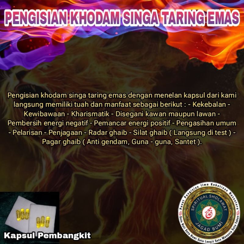 Jual Pengisian Pendamping singa taring emas | Shopee Indonesia