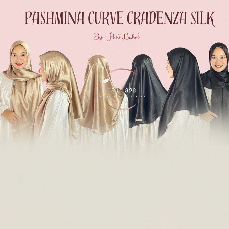 Jual Haii Label HIJAB PHASMINA OVAL SILK CRADENZA | Shopee Indonesia