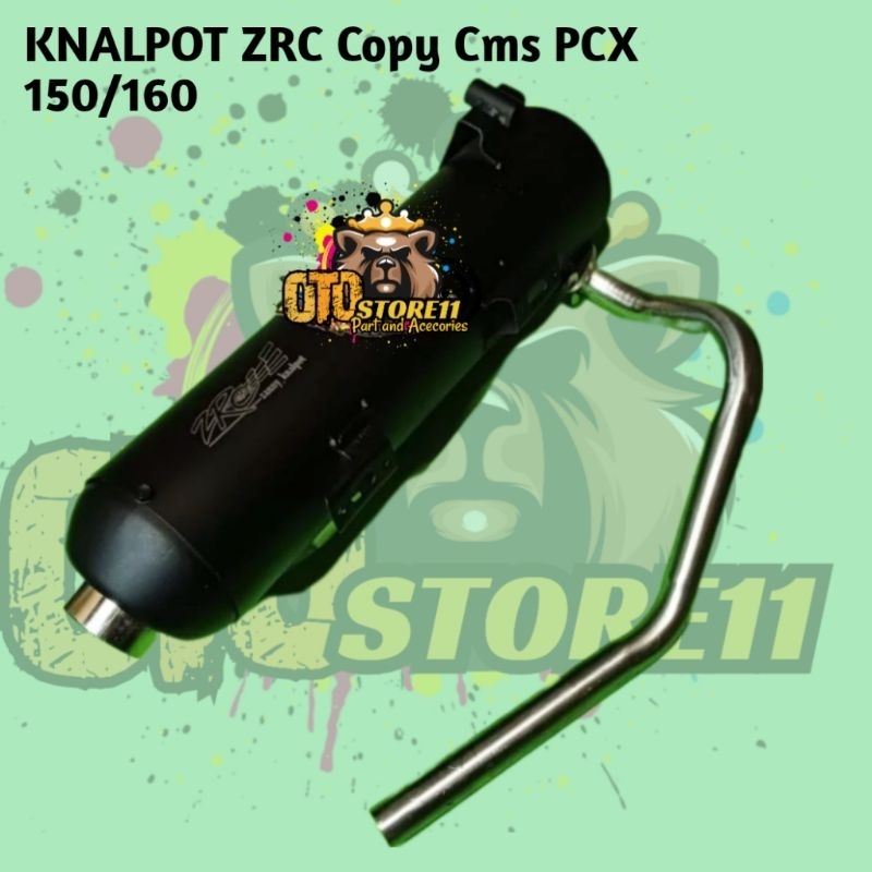 Jual Knalpot ZRC Copy Cms HONDA PCX Lokal 150 Dan PCX new 160 knalpot ...