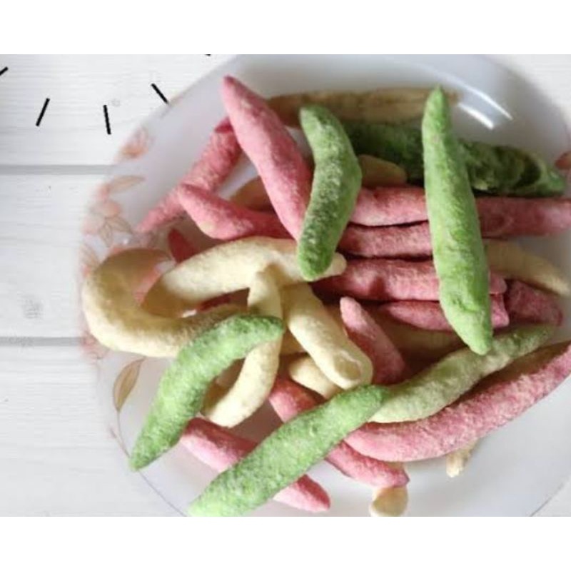 Jual KUE GABUS TELOR GABUS MANIS WARNA WARNI 200gram | Shopee Indonesia