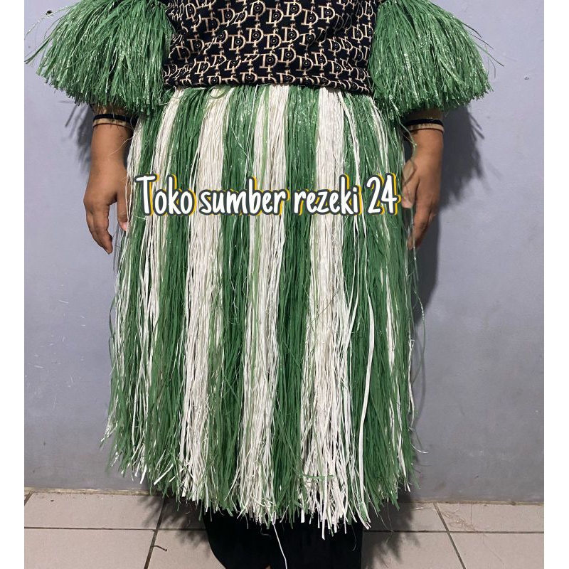 Jual ROK RUMBAI ANAK/DEWASA, adat asli Papua warna bisa costum | Shopee ...