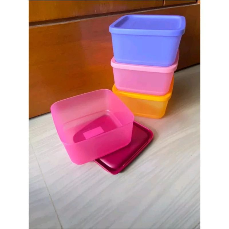 Jual kotak makan Tupperware ttanpa sekat 650 ml tempat bekal makan ...