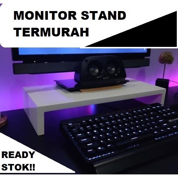 Jual Stand monitor kayu / Tatakan monitor DIY / Dudukan monitor ...