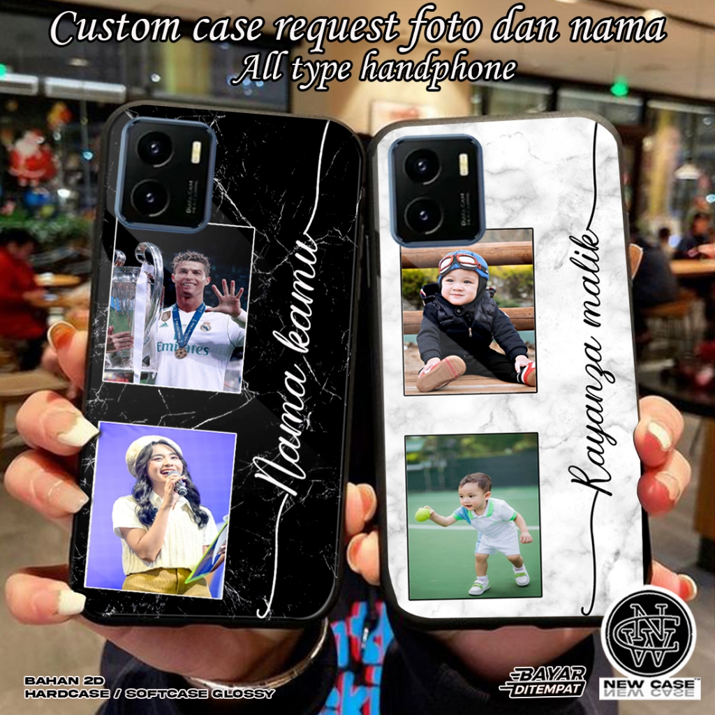 Jual Custom case Foto sendiri dan request Nama All type Hp - Custom ...