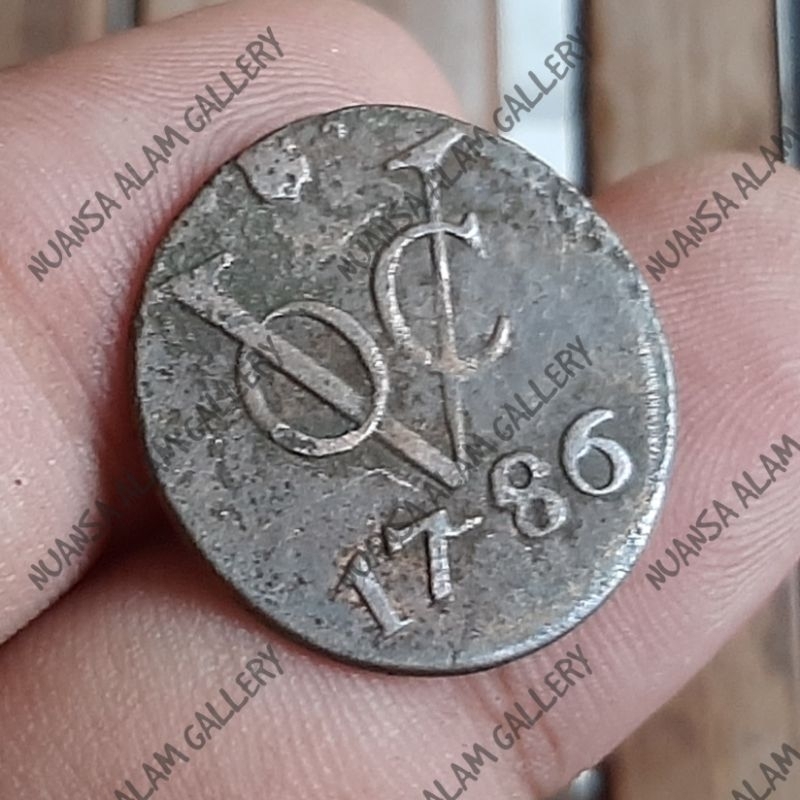 Jual Uang Koin Zaman Wali Jawa Nusantara VOC Tahun 1786 Kondisi Korosi ...