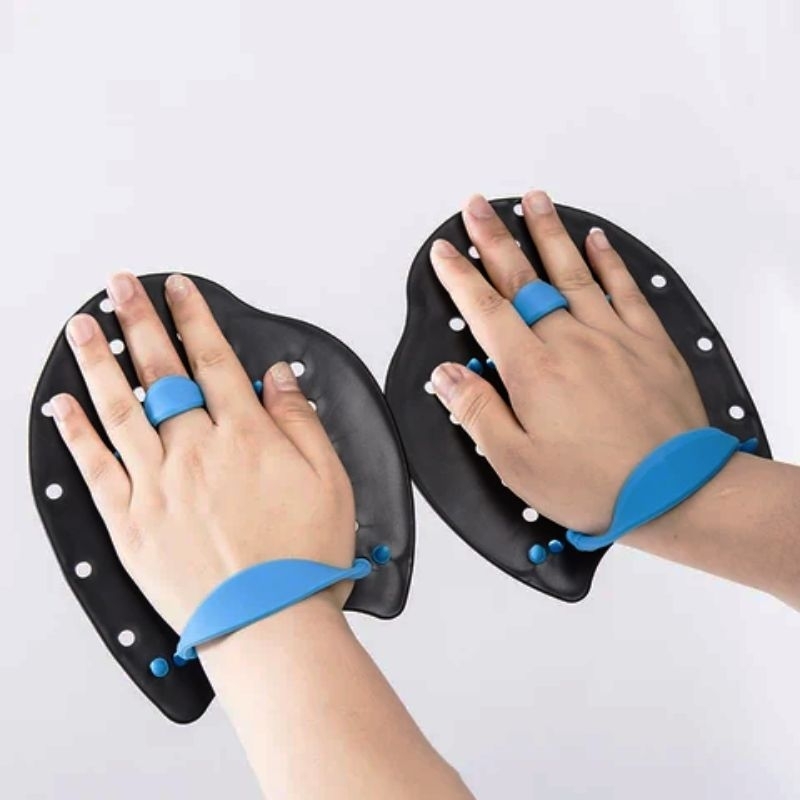 Jual BLACK PADDLE, paddle tangan untuk latihan renang | Shopee Indonesia