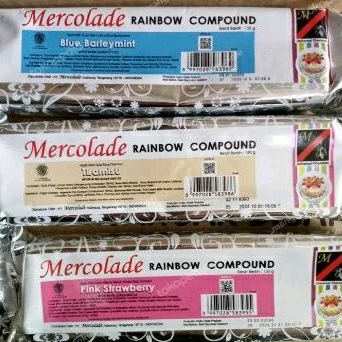 Jual Coklat batang/compound mercolade rainbow 150gr varian warna ...