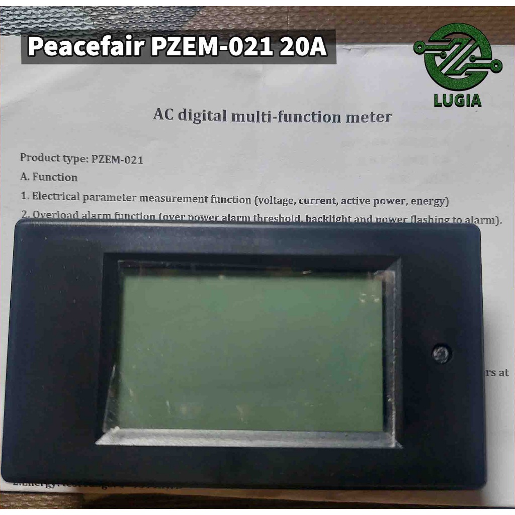 Jual Peacefair PZEM-021 20A | Shopee Indonesia
