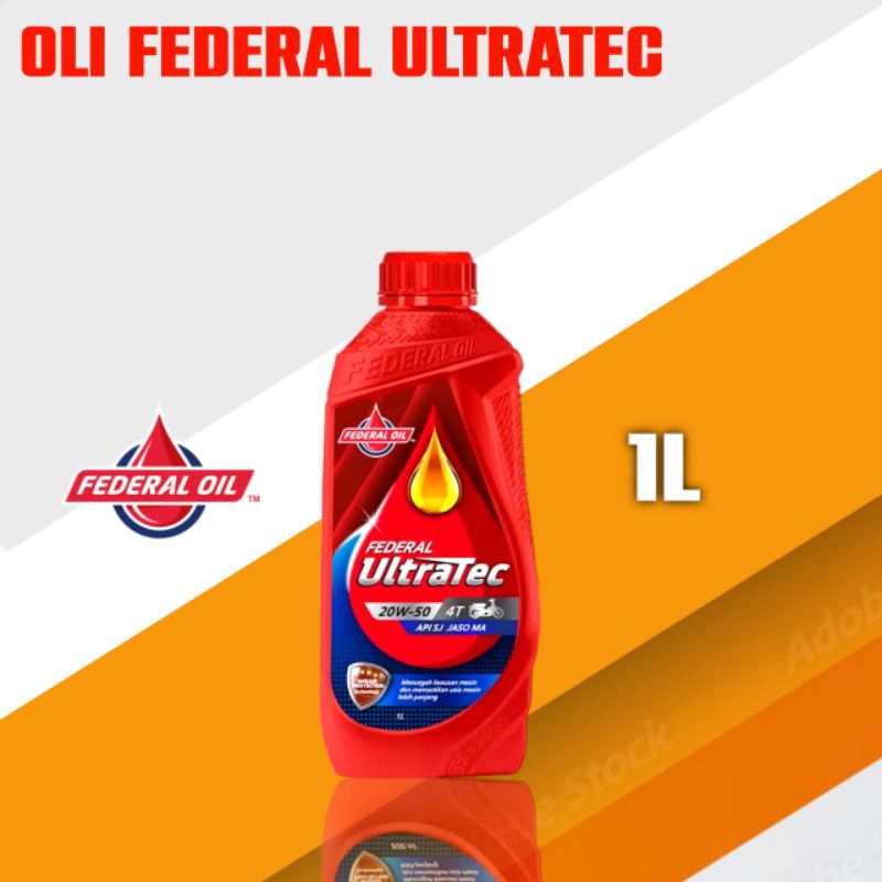 Jual OLI FEDERAL ULTRATEC 1L 20-50W ORIGINAL RESMI | Shopee Indonesia