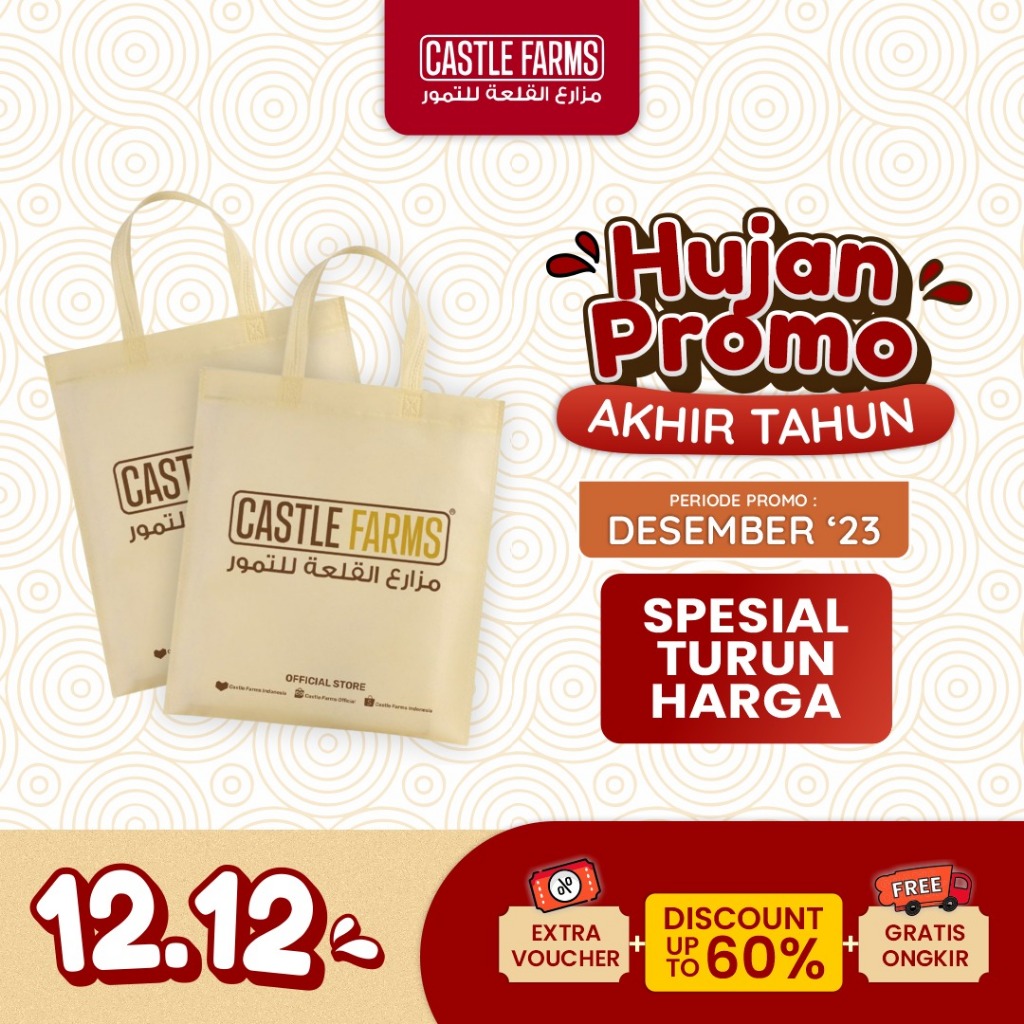 Jual Castle Farms Tote Bag Kecil | Shopee Indonesia