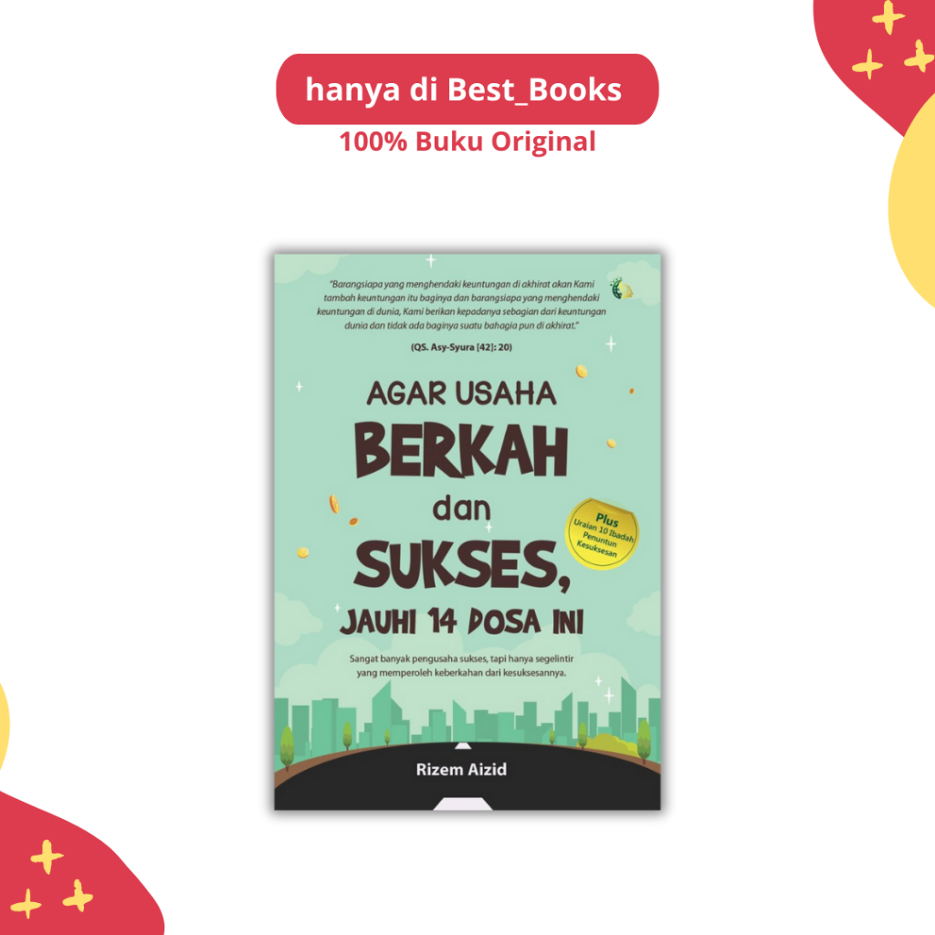 Jual BUKU AGAR USAHA BERKAH DAN SUKSES JAUHI 14 DOSA INI - SEMESTA ...