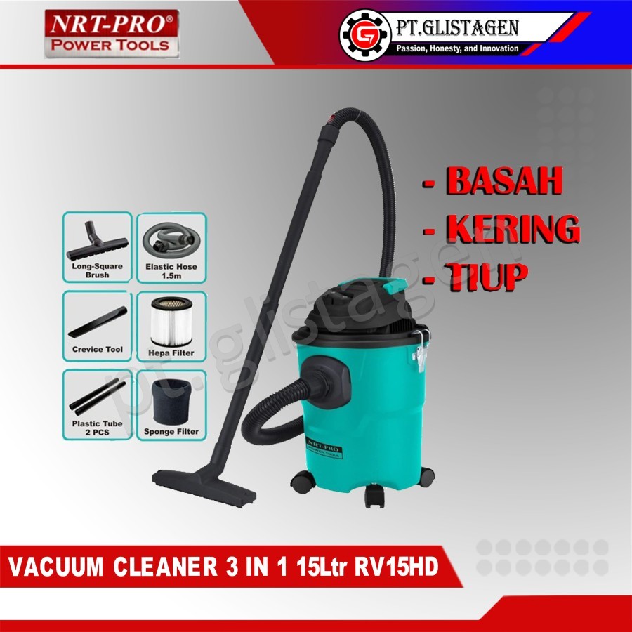 Jual NRT-PRO RV15HD Mesin Sedot Debu Vacuum Cleaner 3in1 Wet & Dry Blow 15L | Shopee Indonesia