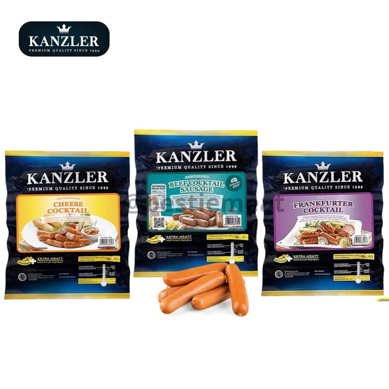 Jual Sosis Kanzler Beef Cocktail All Varian 250gr - 500gr | Shopee ...