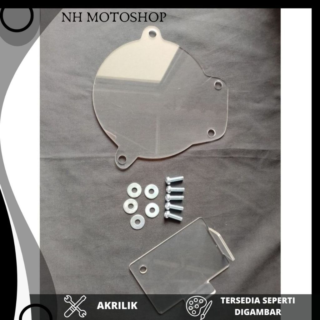 Jual COVER CVT AEROX CONNECTED AKRILIK TUTUP COVER CVT AEROX CONNECTED ...