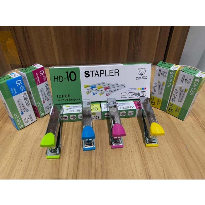 Jual Stapler Safari Brand HD-10 /Alat Staples | Shopee Indonesia