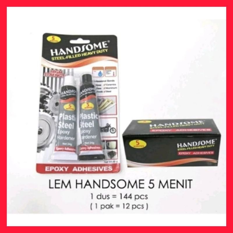 Jual LEM BESI 5 MENIT LEM CAMPUR EPOXY LEM BESI KAYU PLASTIK SERBAGUNA ...