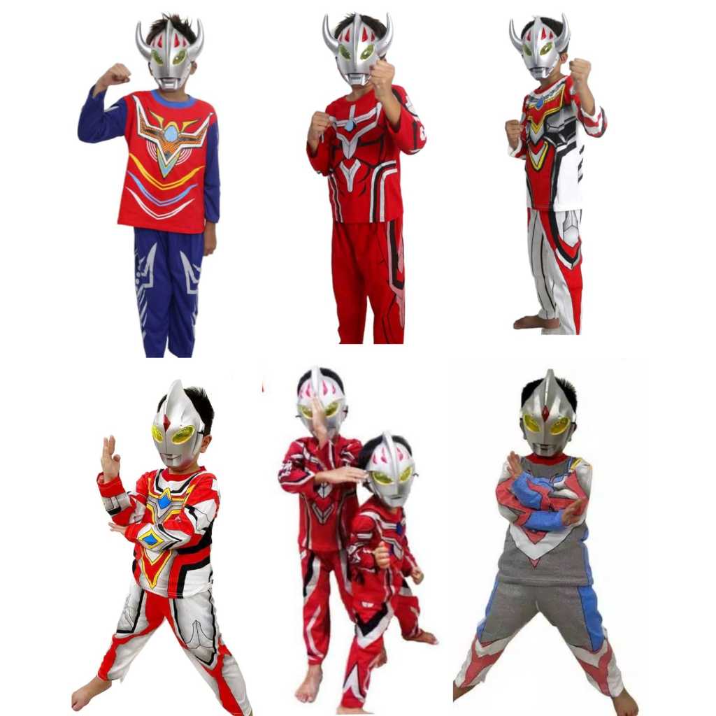 Jual KOSTUM BAJU ANAK KOLEKSI TOPENG POWER RANGERS SAMURAI ULTRAMEN ...