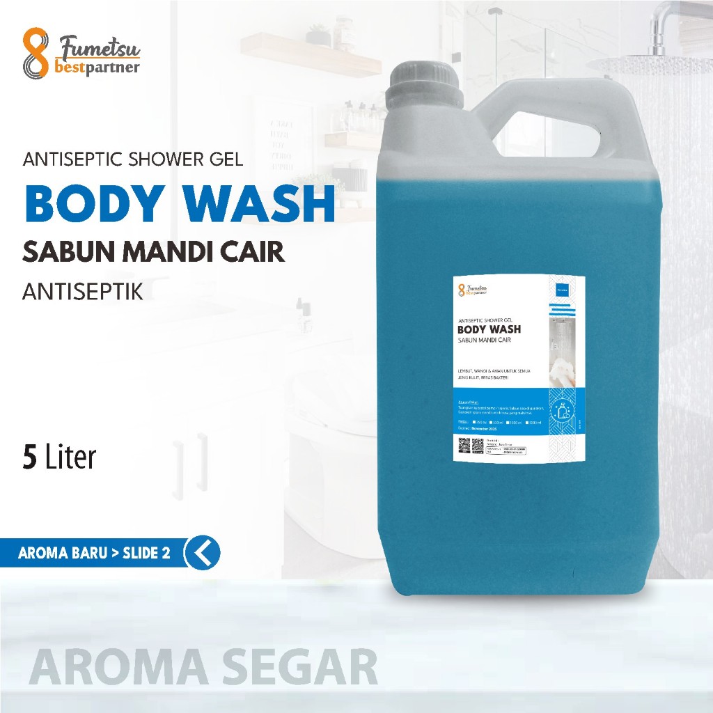 Jual Sabun Mandi Cair Aroma Parfum Segar 5 Liter / Body Wash Sabun ...