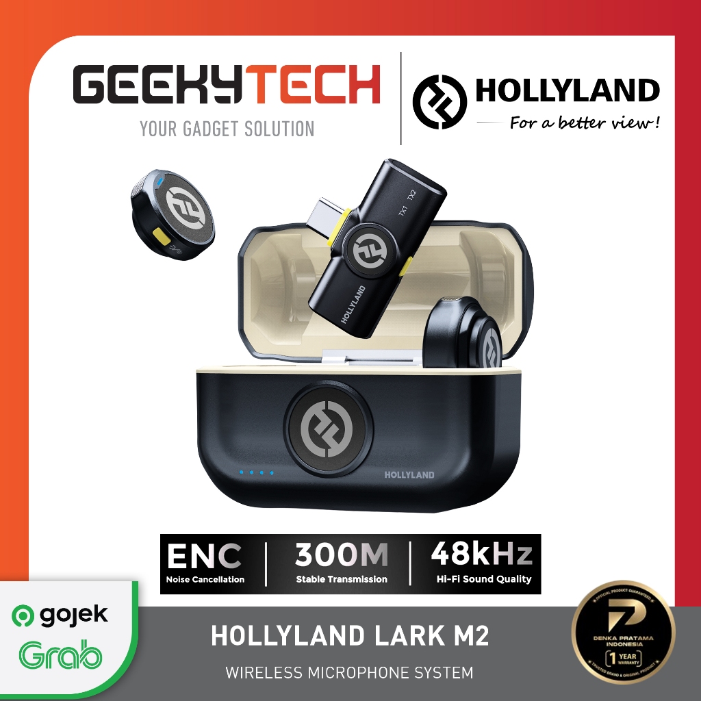 Jual Hollyland Lark M2 Lightning Duo Wireless Microphone Dual Lav Mic ...