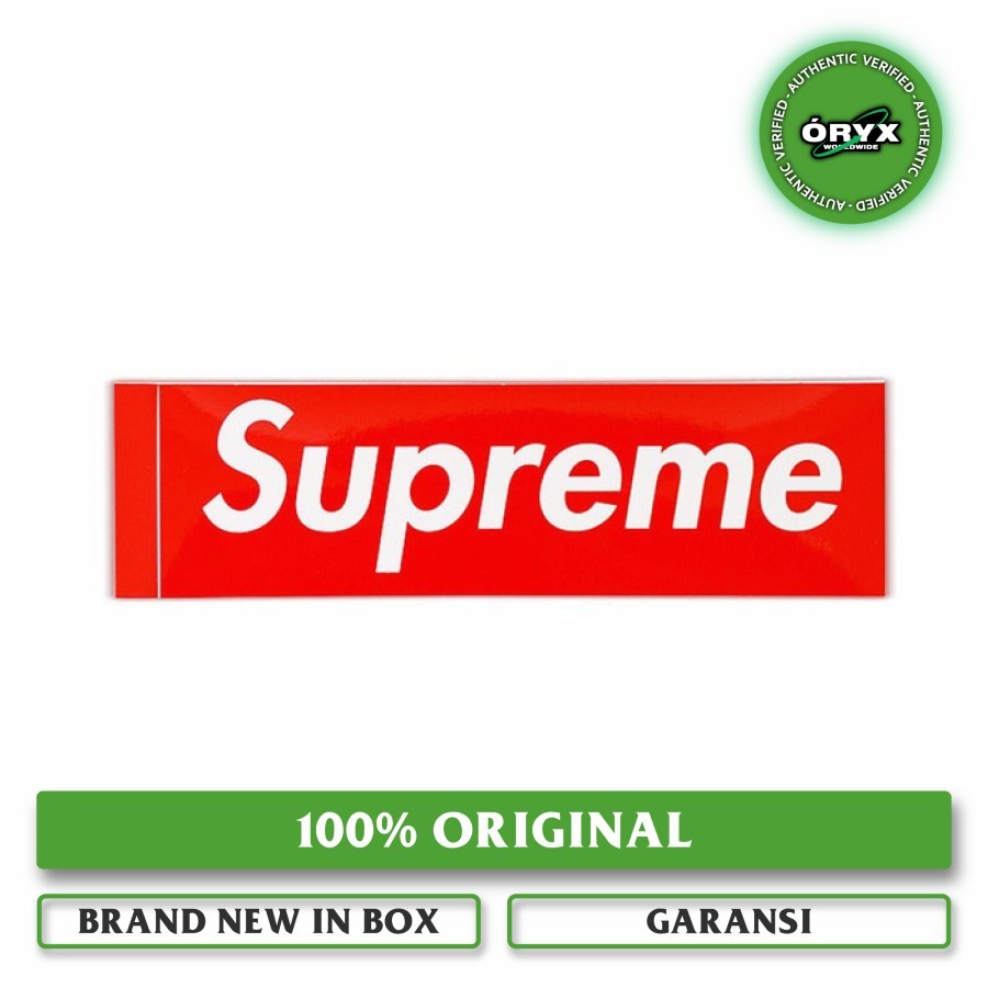 Jual Supreme Box Logo Sticker 100% ORIGINAL | Shopee Indonesia