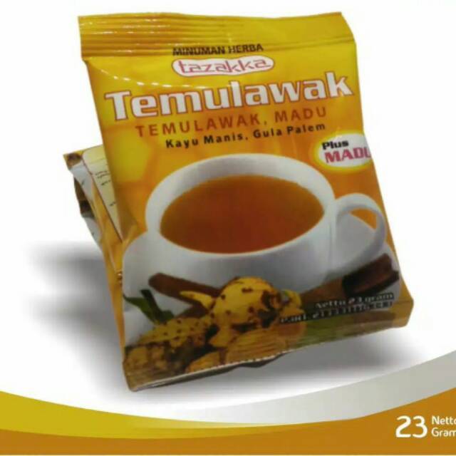 Jual minuman instan temulawak original tazakka khasiat ampuh 4 in 1 ...