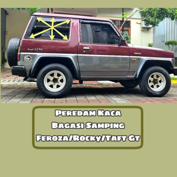 Jual Peredam Kaca Bagasi Samping Daihatsu Feroza/Taft GT/Rocky | Shopee Indonesia