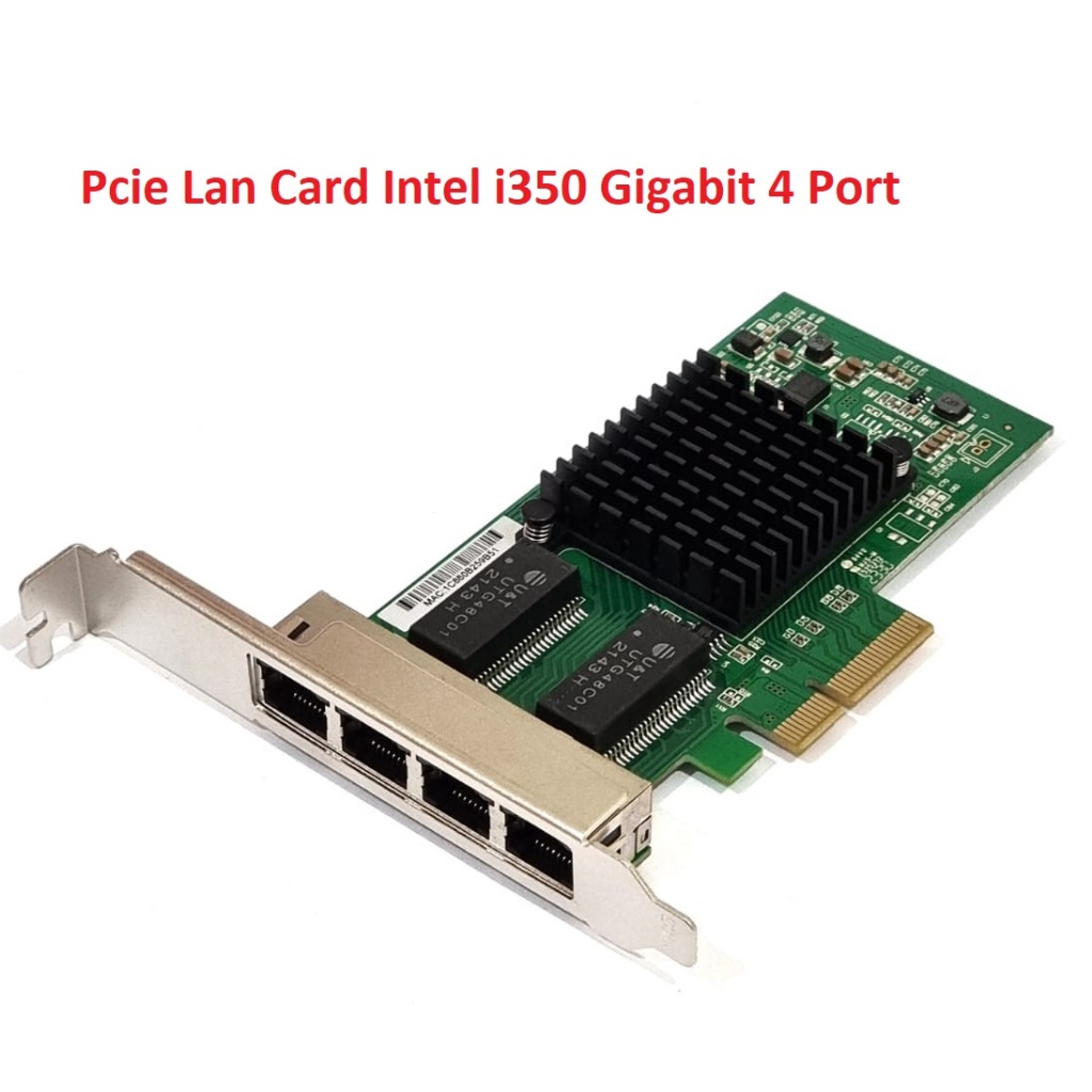Jual PCIE Lan Card Intel i350 Gigabit Ethernet Server Adapter | Shopee ...