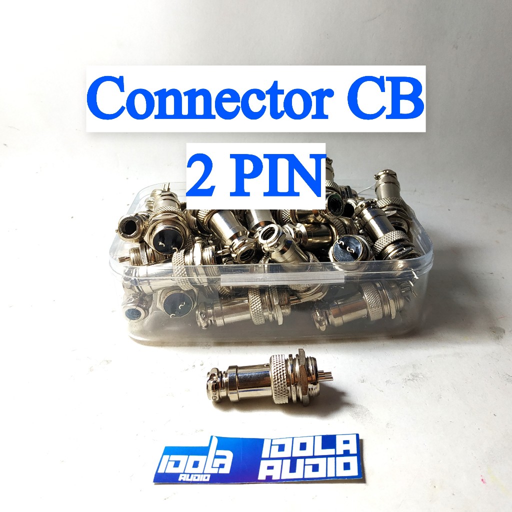 Jual Connector CB 2 PIN | Konektor CB 2 Pin Besi (SET) | Shopee Indonesia