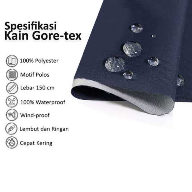 Jual Raincoat Jas Hujan A'mount Model Jaket + Celana Bahan Gore-Tex ...