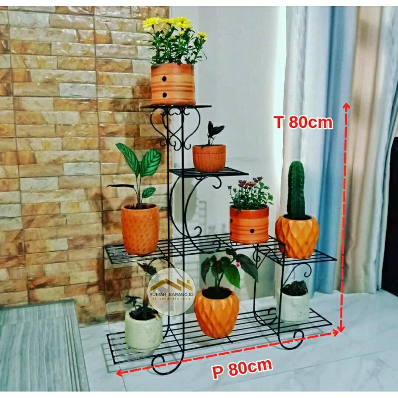 Jual RAK BUNGA BESI / RAK BUNGA / POT BUNGA / RAK / TANAMAN HIAS ...